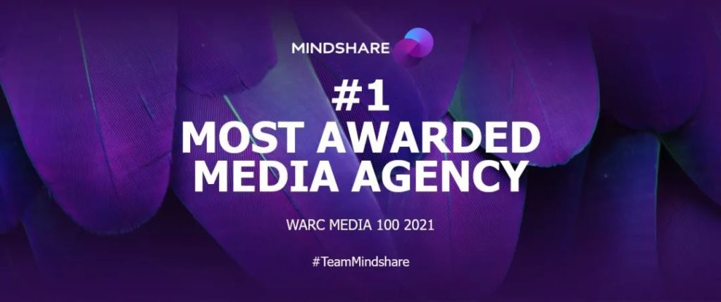 Mindshare China Named #1 Media Agency - WARC Media 100